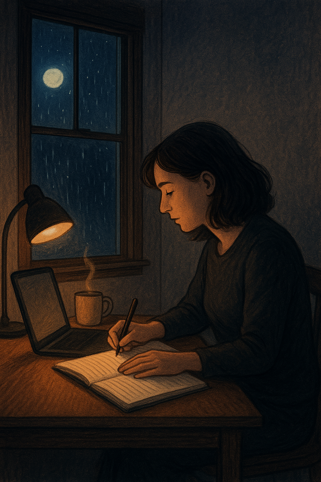 The Quiet Joy of Midnight Writing – 𝐔𝐍𝐂𝐎𝐌𝐌𝐎𝐍 𝐏𝐄𝐍