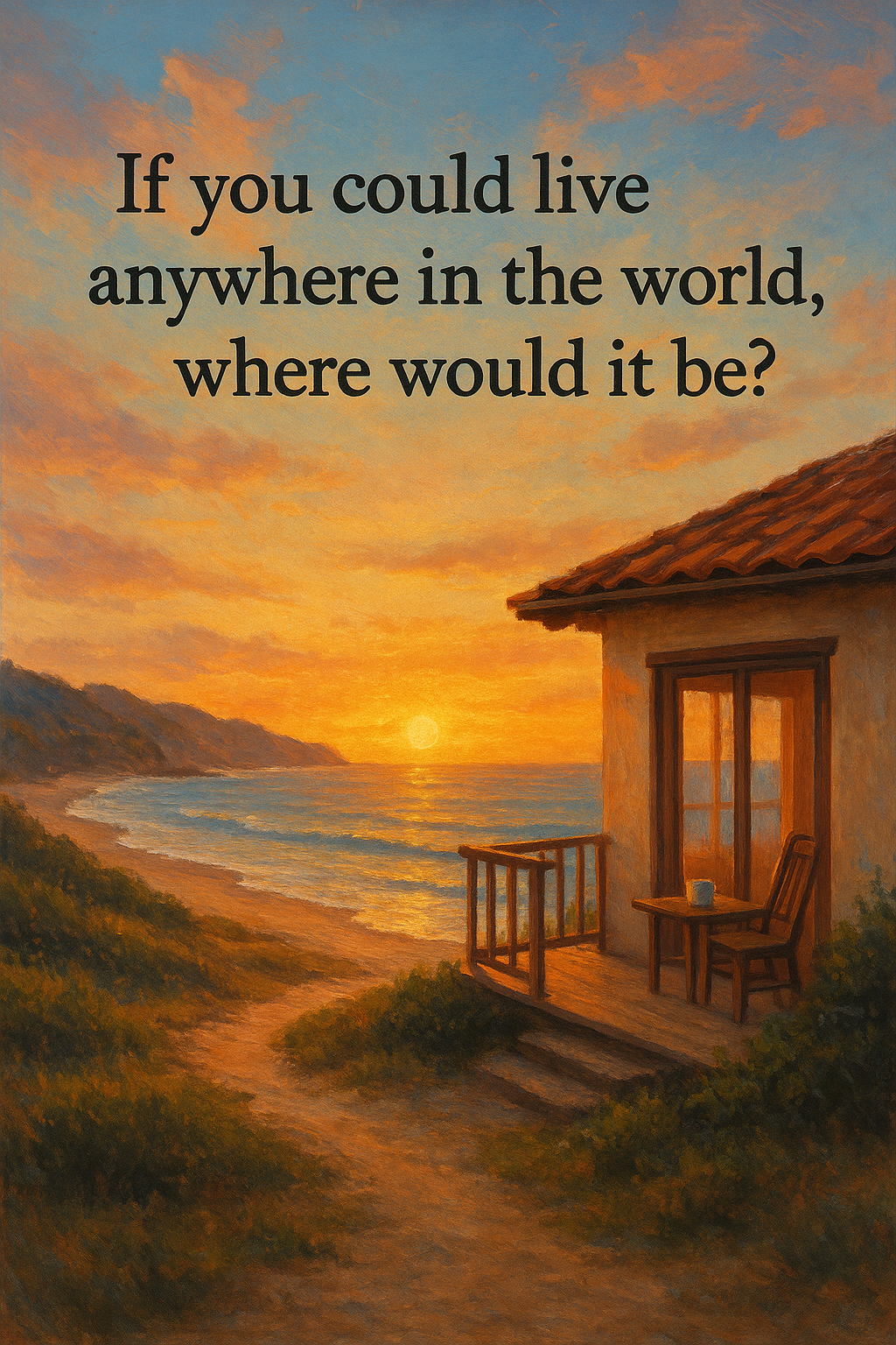 If I Could Live Anywhere in the World… – 𝐔𝐍𝐂𝐎𝐌𝐌𝐎𝐍 𝐏𝐄𝐍