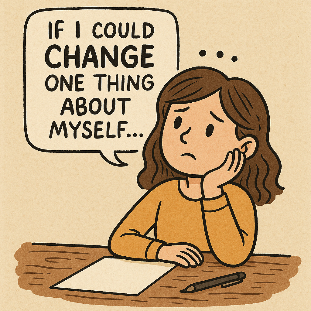 If I Could Change One Thing About Myself… – 𝐔𝐍𝐂𝐎𝐌𝐌𝐎𝐍 𝐏𝐄𝐍